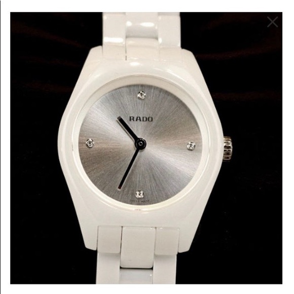 Rado | Accessories | Rado Watch White Origional With Tag | Poshmark